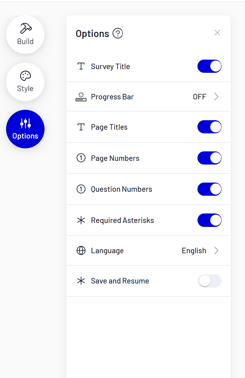 Using the Survey Builder | SurveyMethods