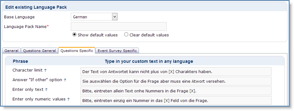 Create Surveys in Any Language