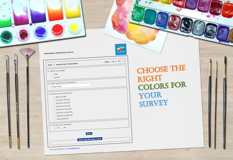How to Choose Colors for Your Survey Template – SurveyMethods